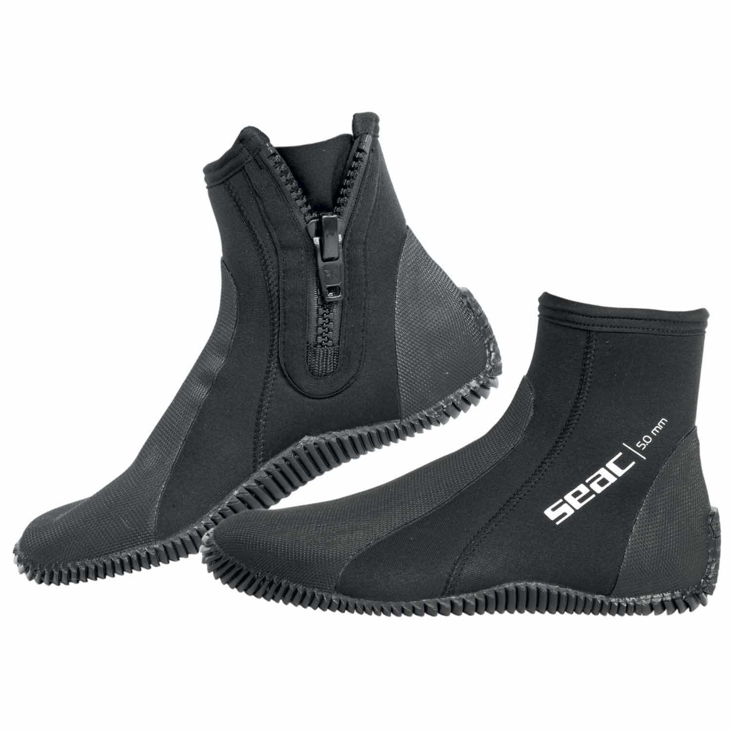 SEAC USA 5mm Regular Dive Boots with Zipper