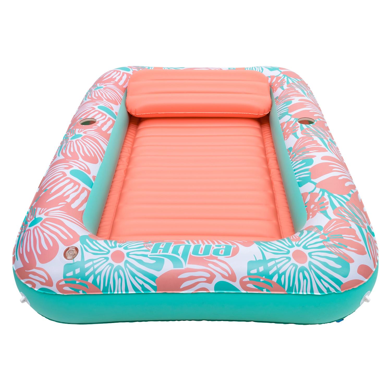 AQUA LEISURE SUNTAN Float Pool Lounge, Large, Pink