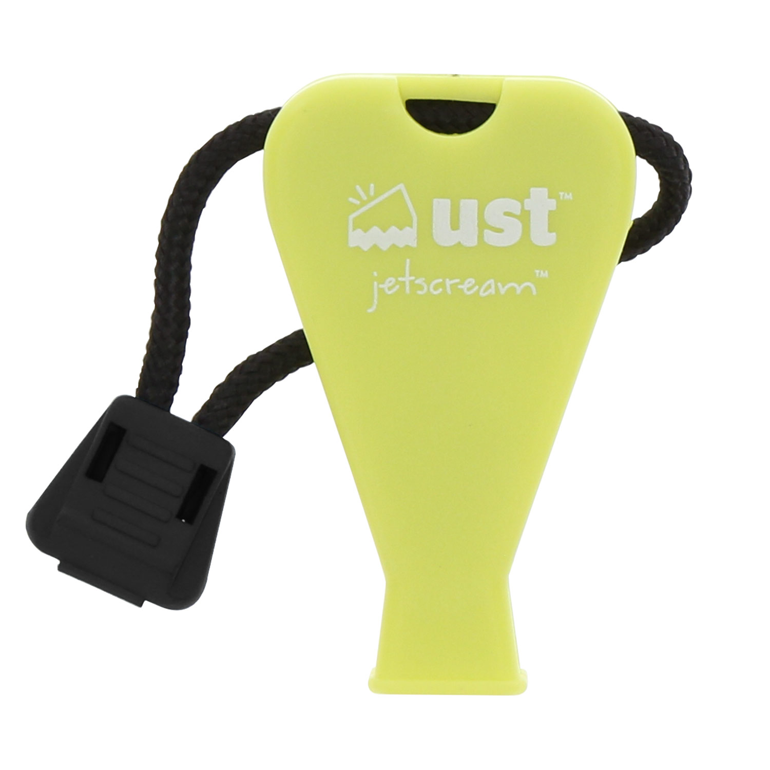 ULTIMATE SURVIVAL TECHNOLOGIES JetScream™ Floating Whistle, Yellow
