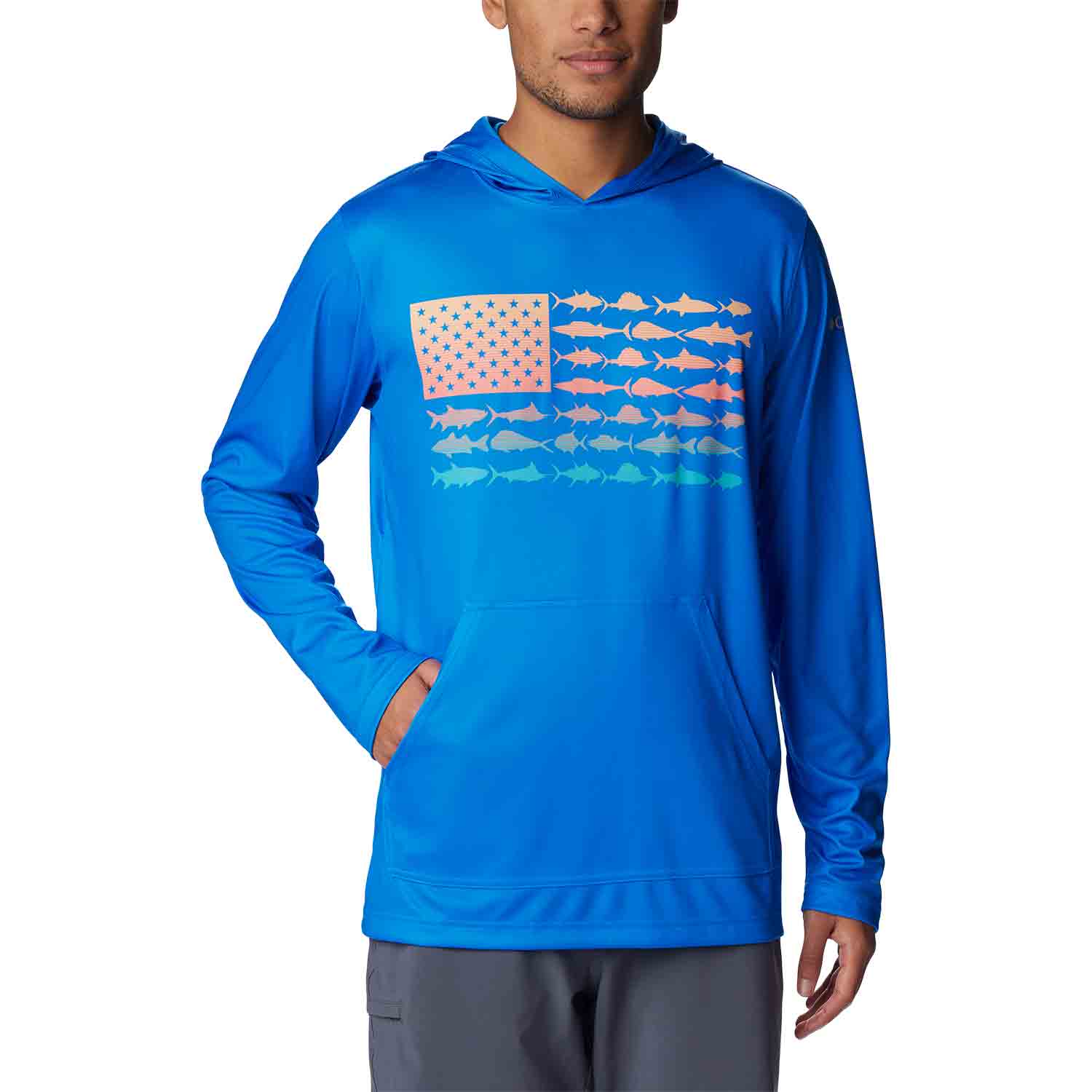 COLUMBIA Men's PFG™ Terminal Tackle Fish Flag Hoodie