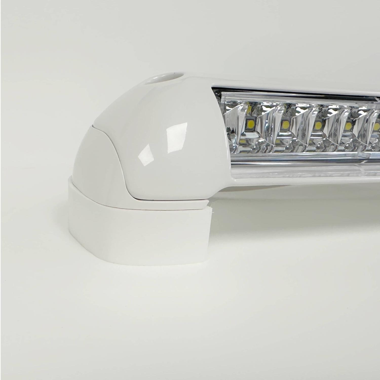 TRIMMED OUT White Risers for Lumitec Razor Lightbar