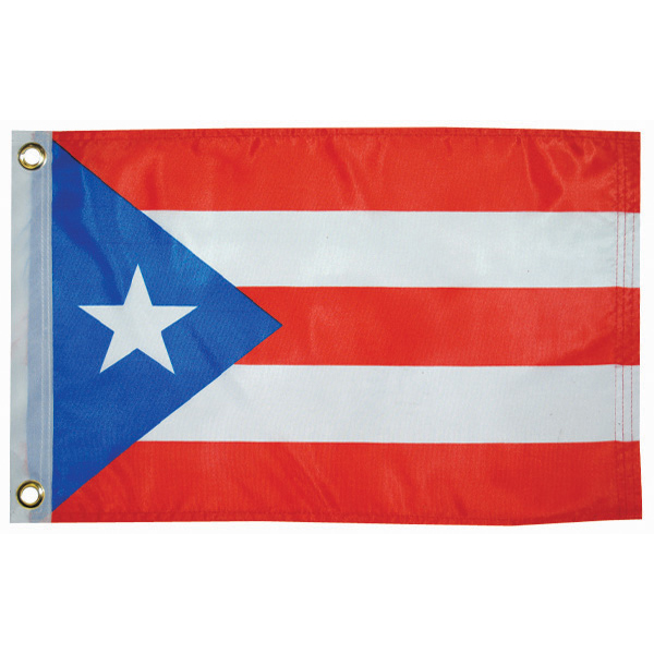 TAYLOR MADE Puerto Rico Courtesy Flag, 12" x 18"