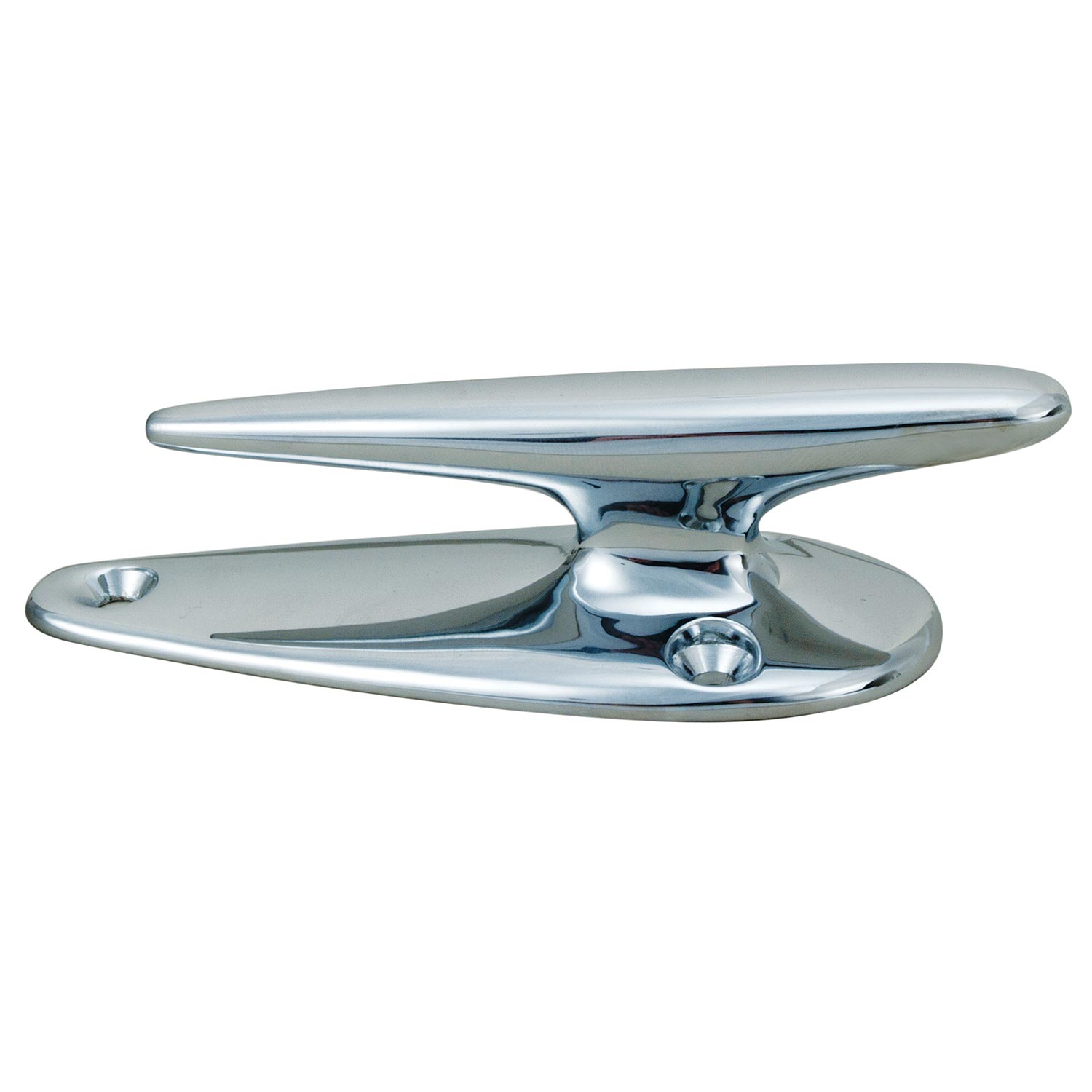 PERKO 3" Chrome-Plated Zinc Teardrop Cleat, 2-Pack