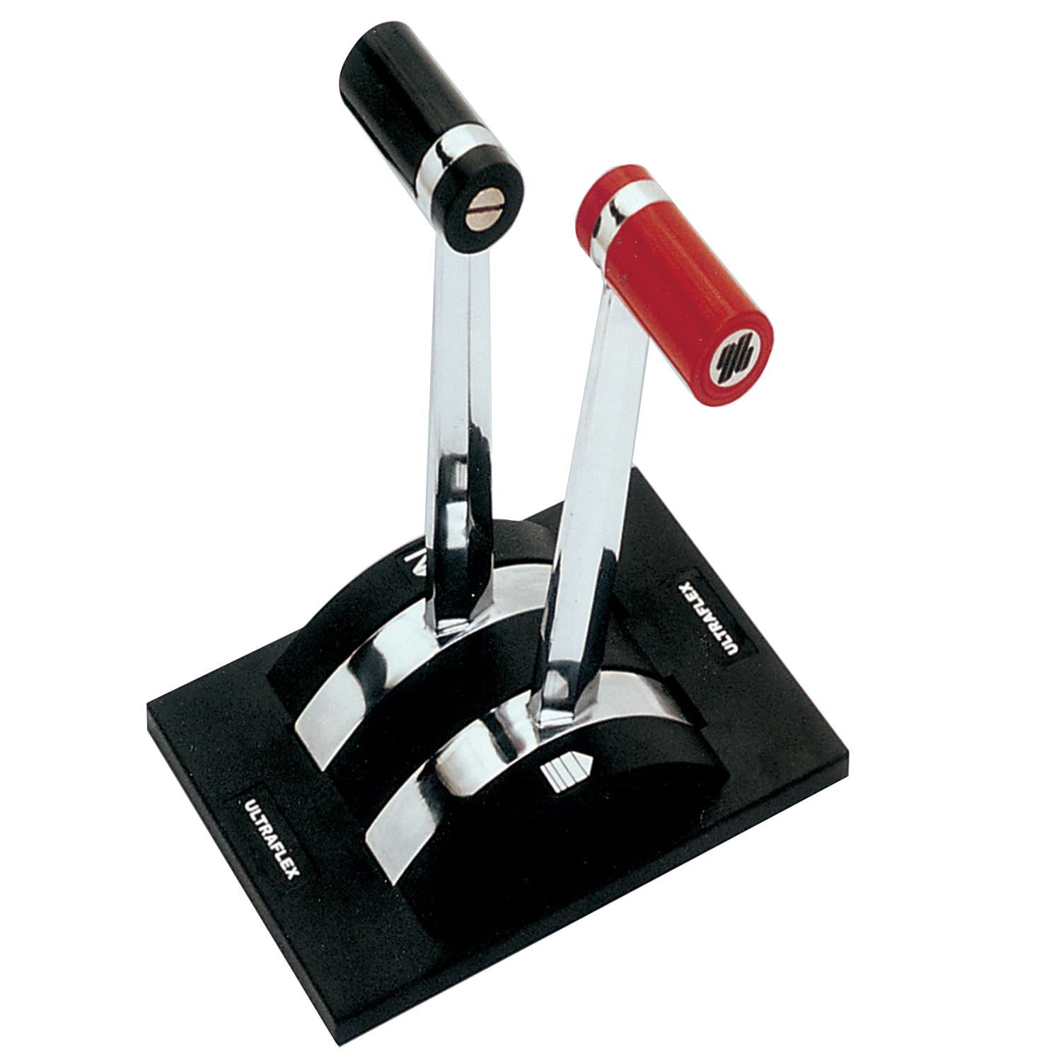 UFLEX USA Two Lever Top Mount Control, Straight Levers