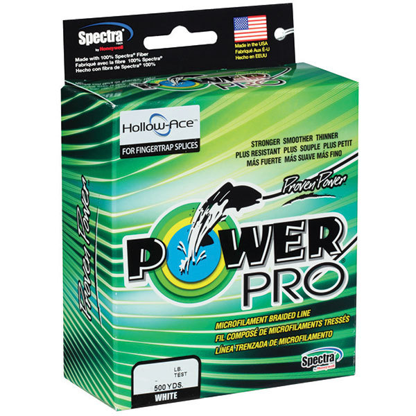 POWER PRO Spectra Braided Fishing Line, 65Lb, 500Yds, White