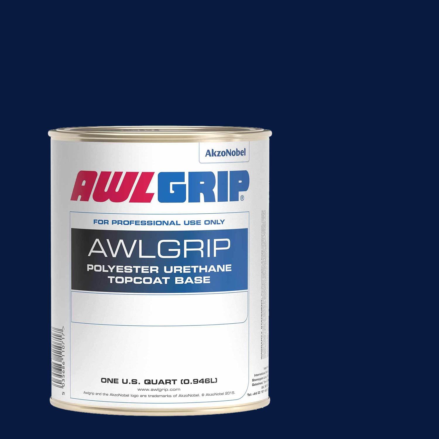 AWLGRIP Two-Part Enamel Paint, Flag Blue, Quart
