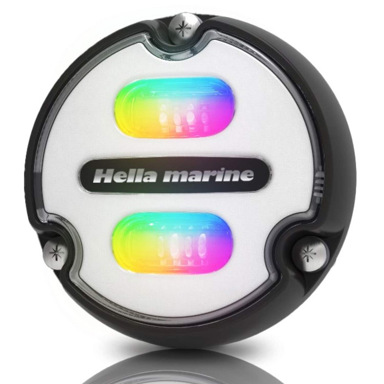 HELLA MARINE Apelo A1 Polymer RGB Underwater Light, Black Housing ...