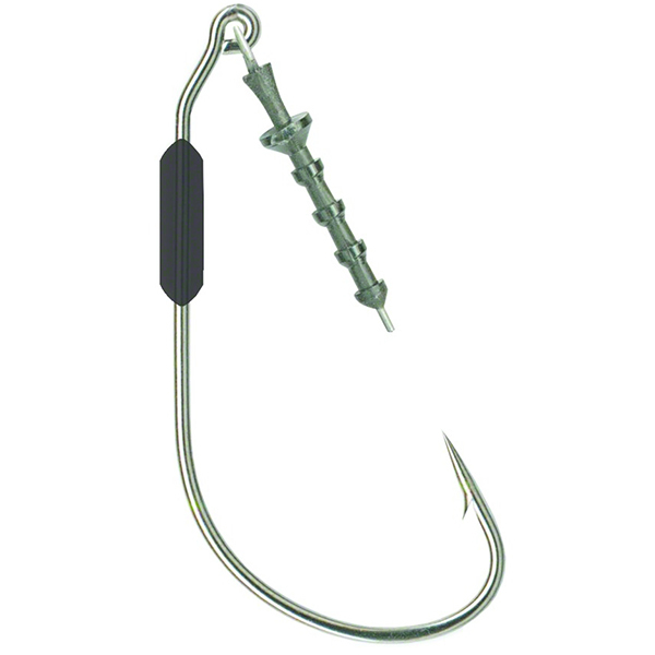 MUSTAD HOOKS Ultra Point Power Lock Plus Weighted Straight Keeper Hook ...