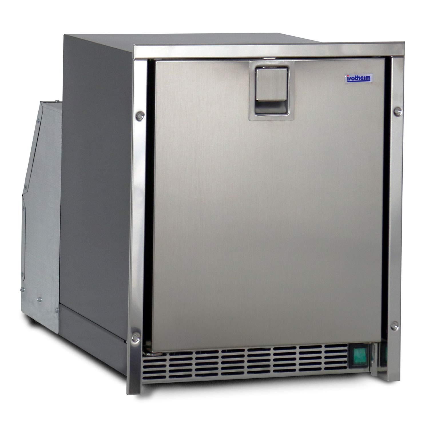 Isotherm Low Profile Marine 115v Ice Maker - Stainless Steel Door