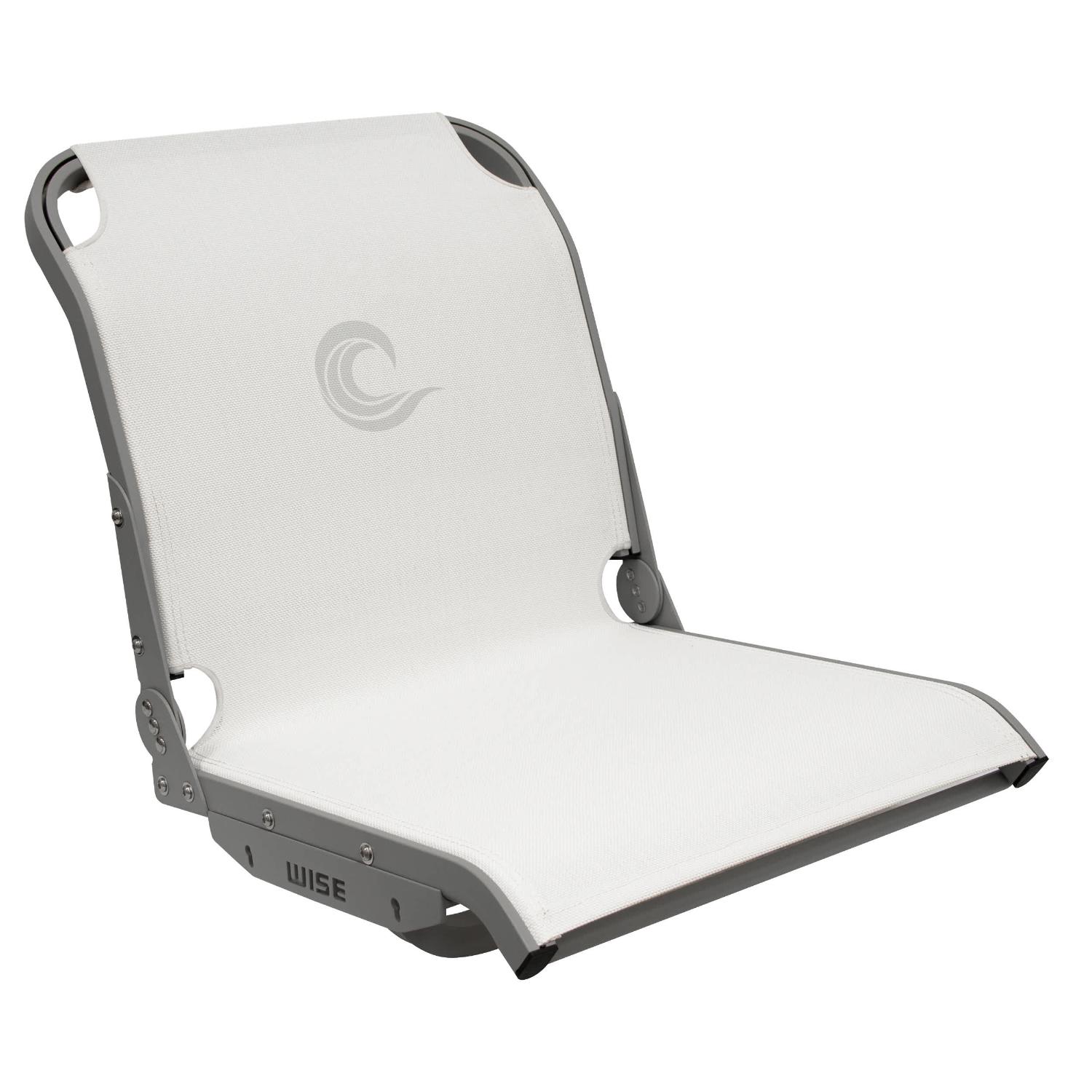 WISE SEATING 3374-784 Aero X Cool-Ride Mid Back Boat Seat, Brite White