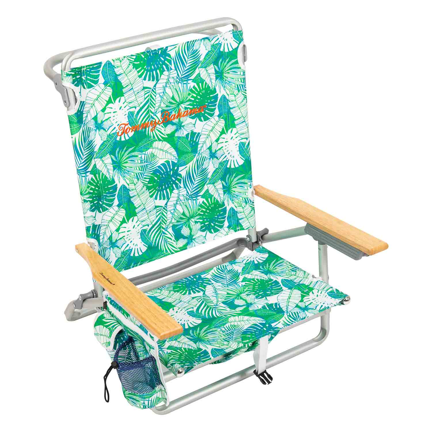 TOMMY BAHAMA 5-Position Aluminum Lay Flat Backpack Beach Chair