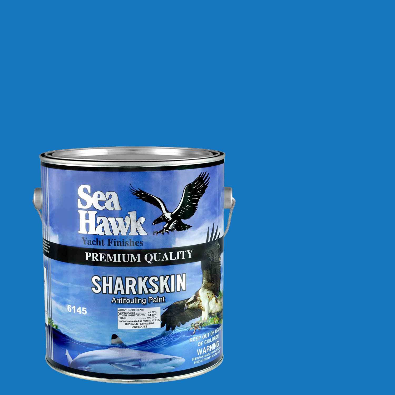 SEA HAWK Sharkskin Antifouling Paint, Blue, Gallon