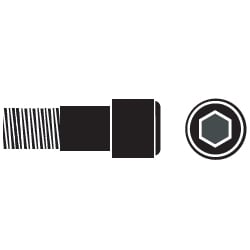 FASCO FASTENER M6-1. X 40 Stainless Steel Metric Cap Screws, 25-Pack