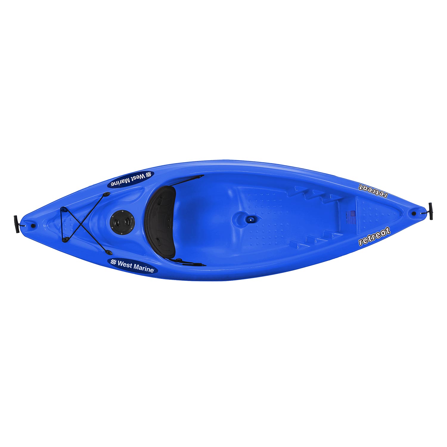 WEST MARINE Retreat 8' Sit On Top Recreational Kayak, Blue