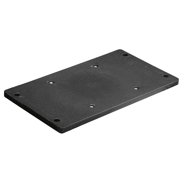 WISE SEATING Bucket Seat Mounting Plate, Black