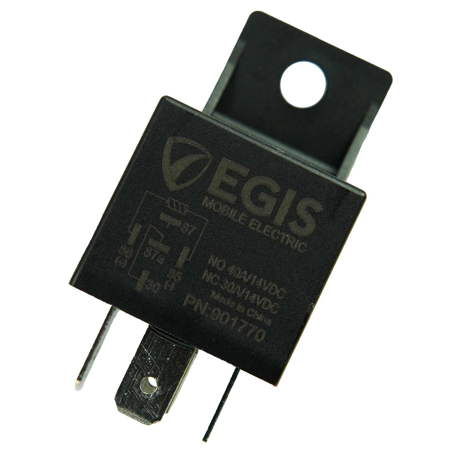 EGIS MOBILE ELECTRIC Relay Mini Tab Mount, 40 Amp