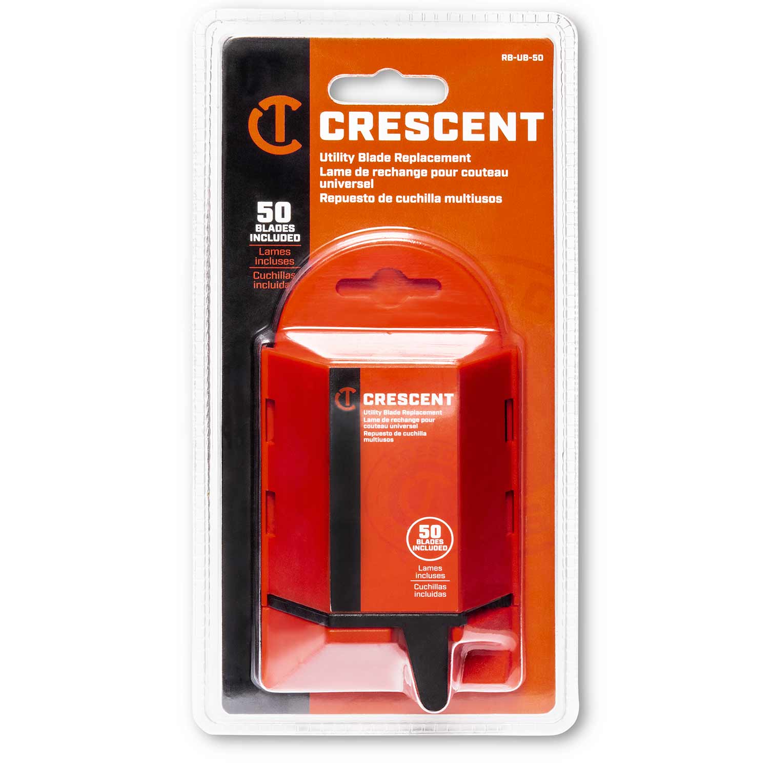 CRESCENT Standard Replacement Utility Blades, 50-Pack
