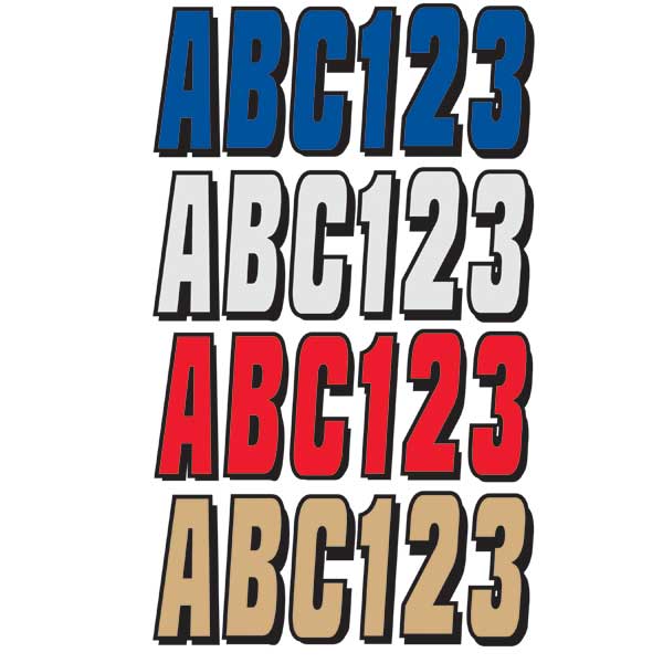 HARDLINE PRODUCTS 3" Factory Matched Number Kits, Series 320