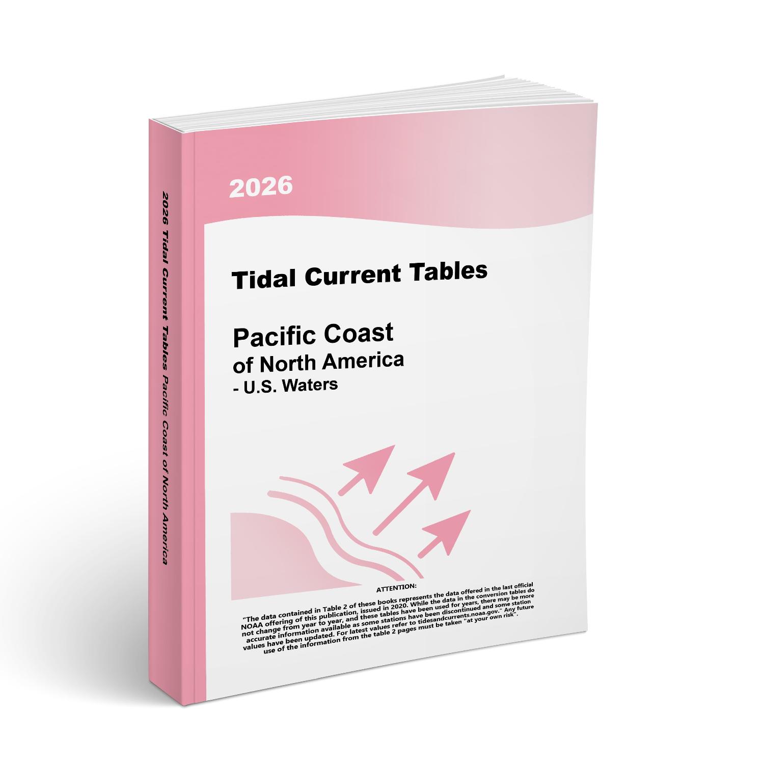 PARADISE CAY 2026 Tidal Current Tables - Pacific Coast of North America