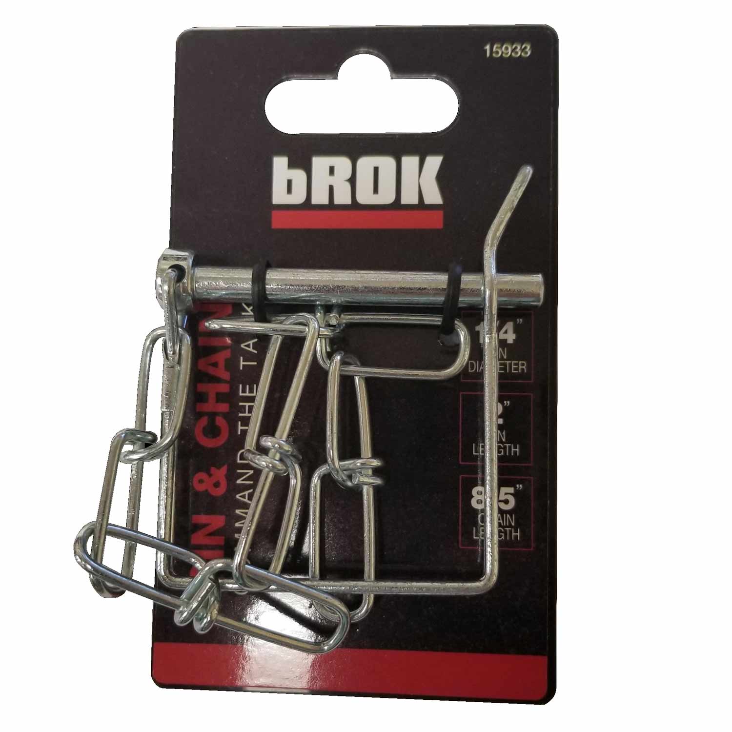 BROK Pin Clasp with Chain