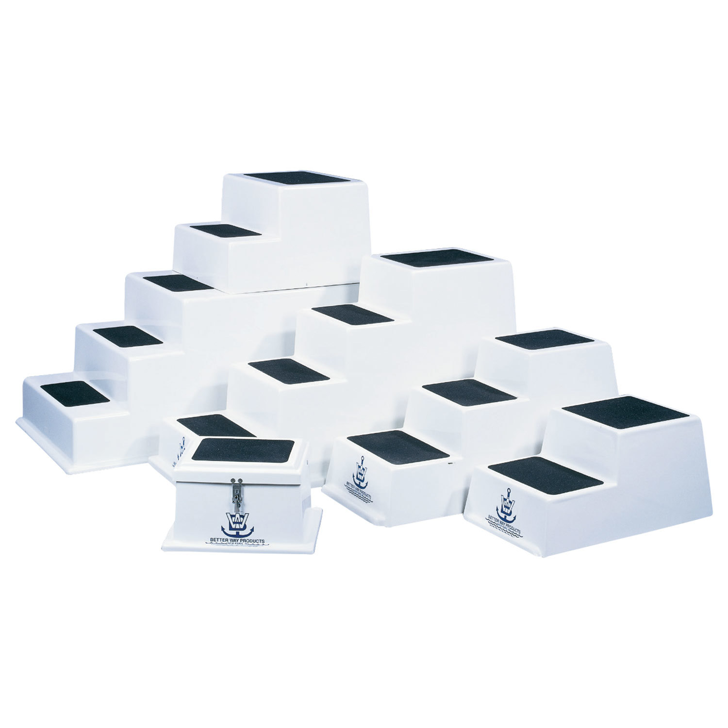 BETTER WAY PRODUCTS 2-Step Dock Step 35"D x 20"W x 15-1/2"H