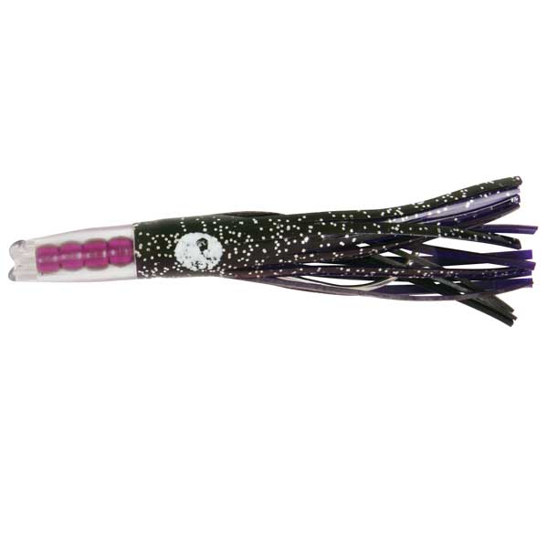 C&H LURES Rattle Jet, Pre-Rigged Deepwater Trolling Lure, Black/Purple