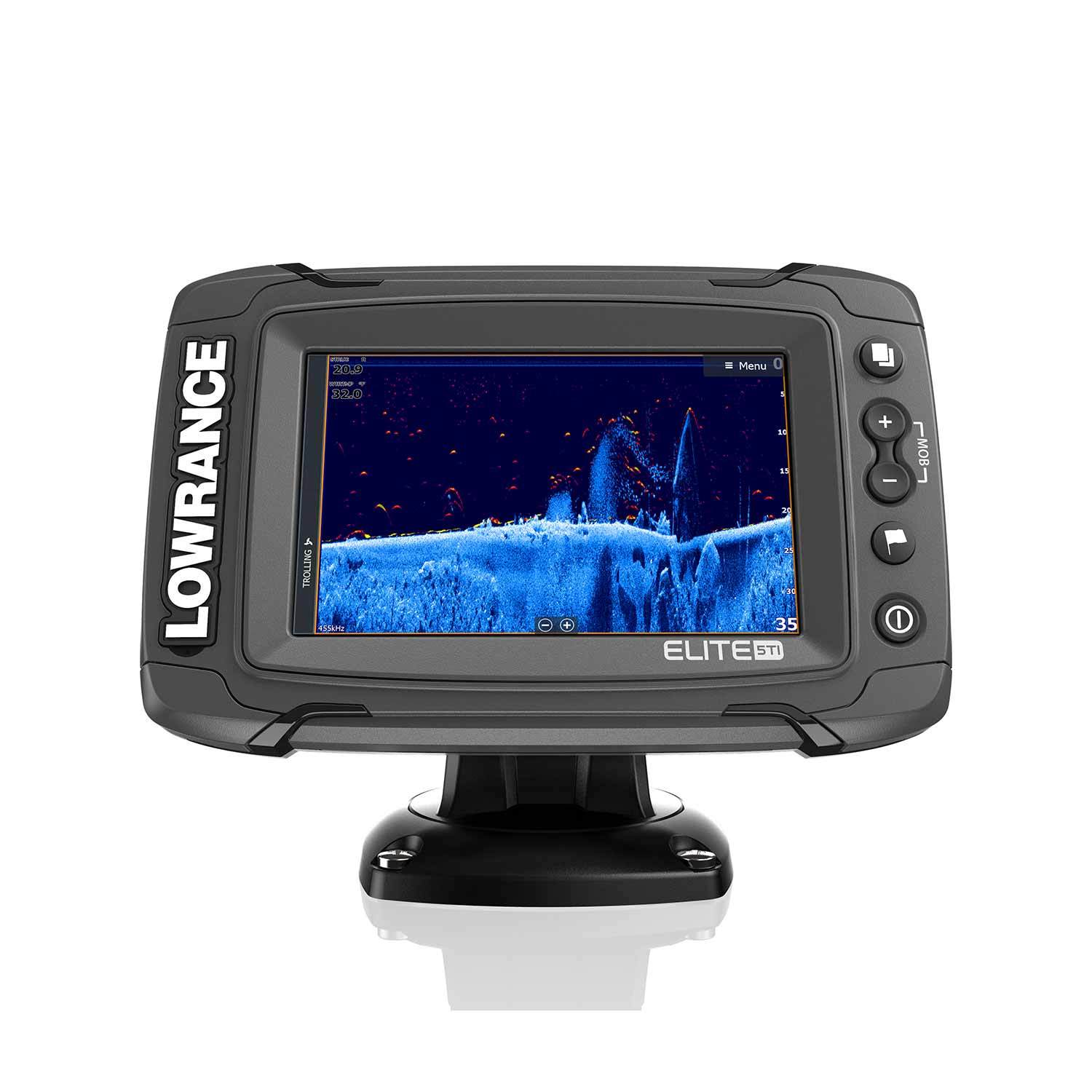 LOWRANCE Elite-5 Ti Fishfinder/Chartplotter Combo with TotalScan ...