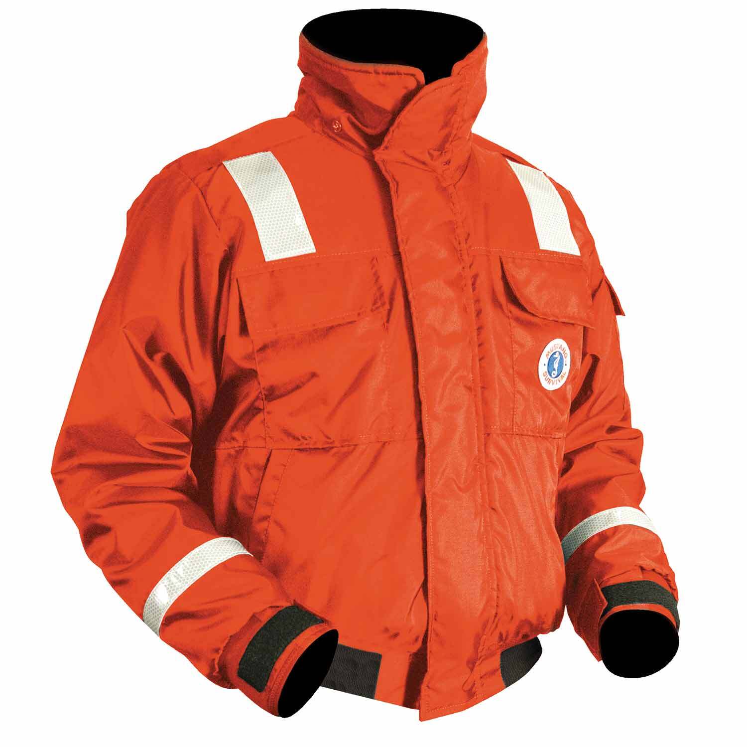 Mustang Classic Flotation Bomber Jacket – Reflective Safety