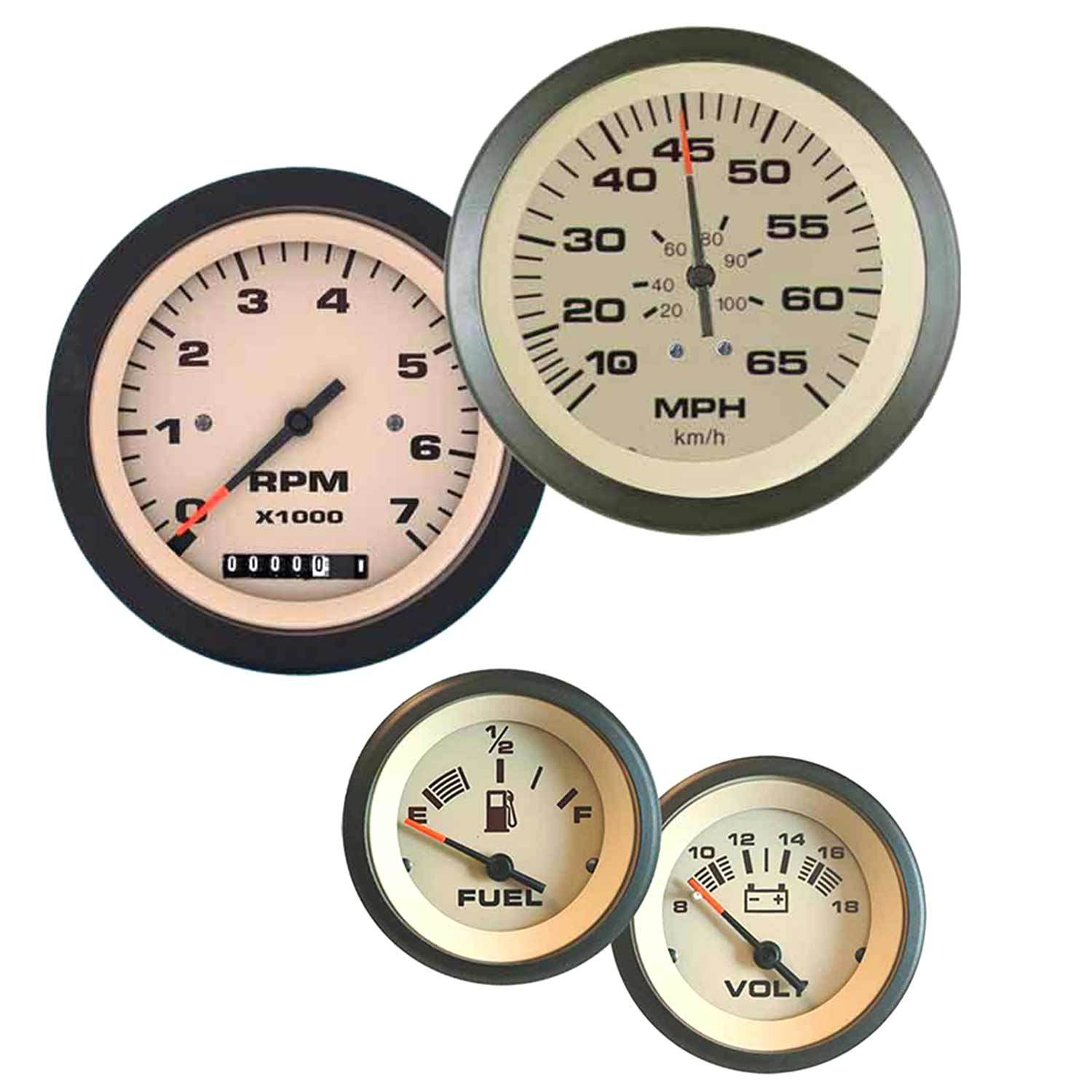 SIERRA Sahara Series Outboard 4 Gauge Set