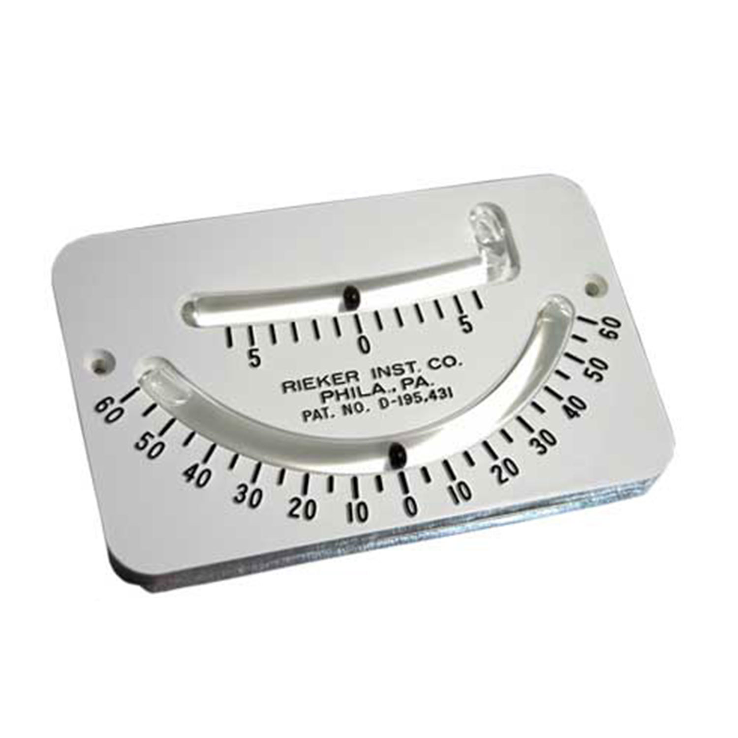 RIEKER INSTRUMENTS Double Scale Clinometer