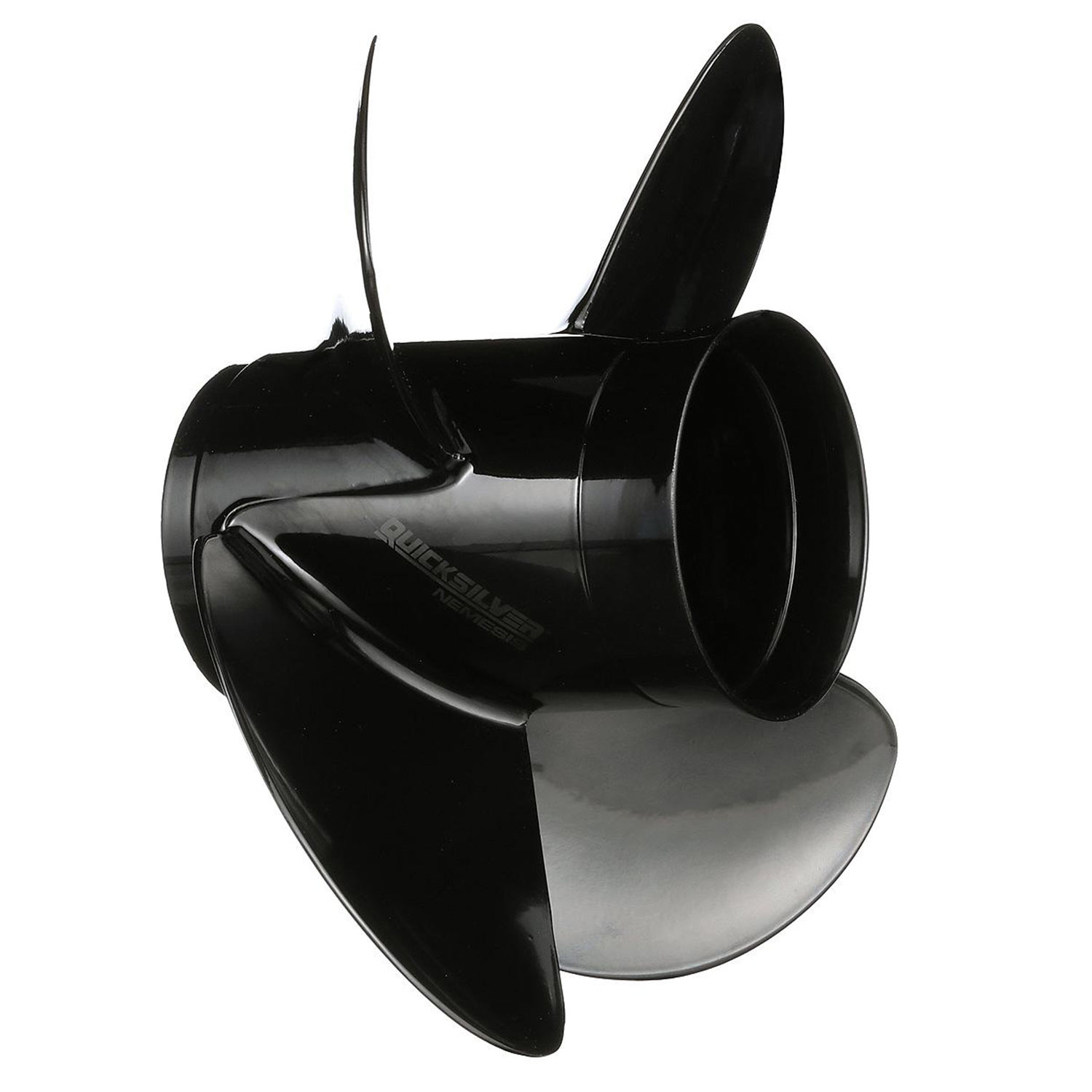 Quicksilver Nemesis 4-Blade Aluminum Propeller 14″×17″ RH