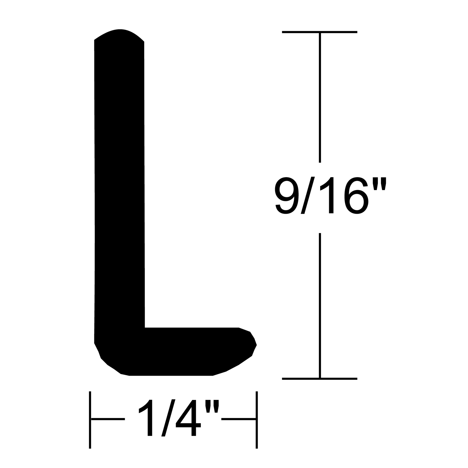 TACO MARINE Rigid Vinyl Angle Molding