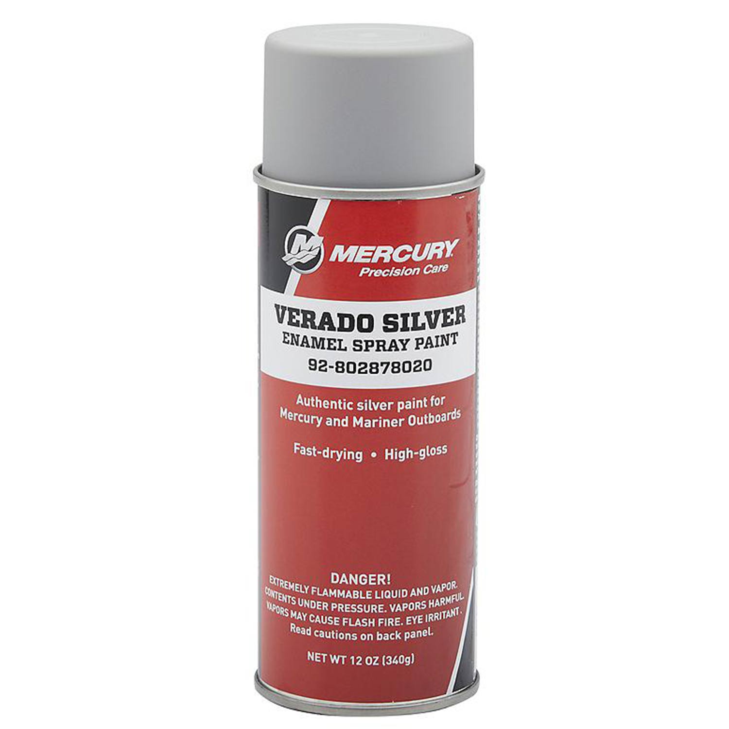 Mercury Verado Silver Spray Paint – 12oz