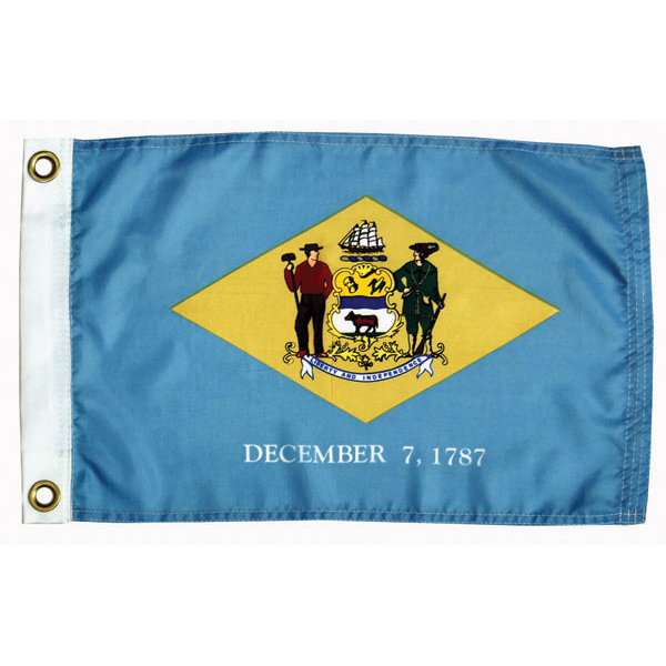 Taylor Made Delaware State Flag 12 x 18 in
