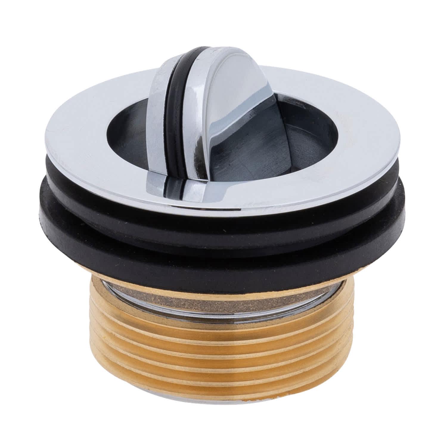 AMBASSADOR MARINE 1-1/2" Drain, Flip Drain no Overflow, Straight, 1-1/4 ...