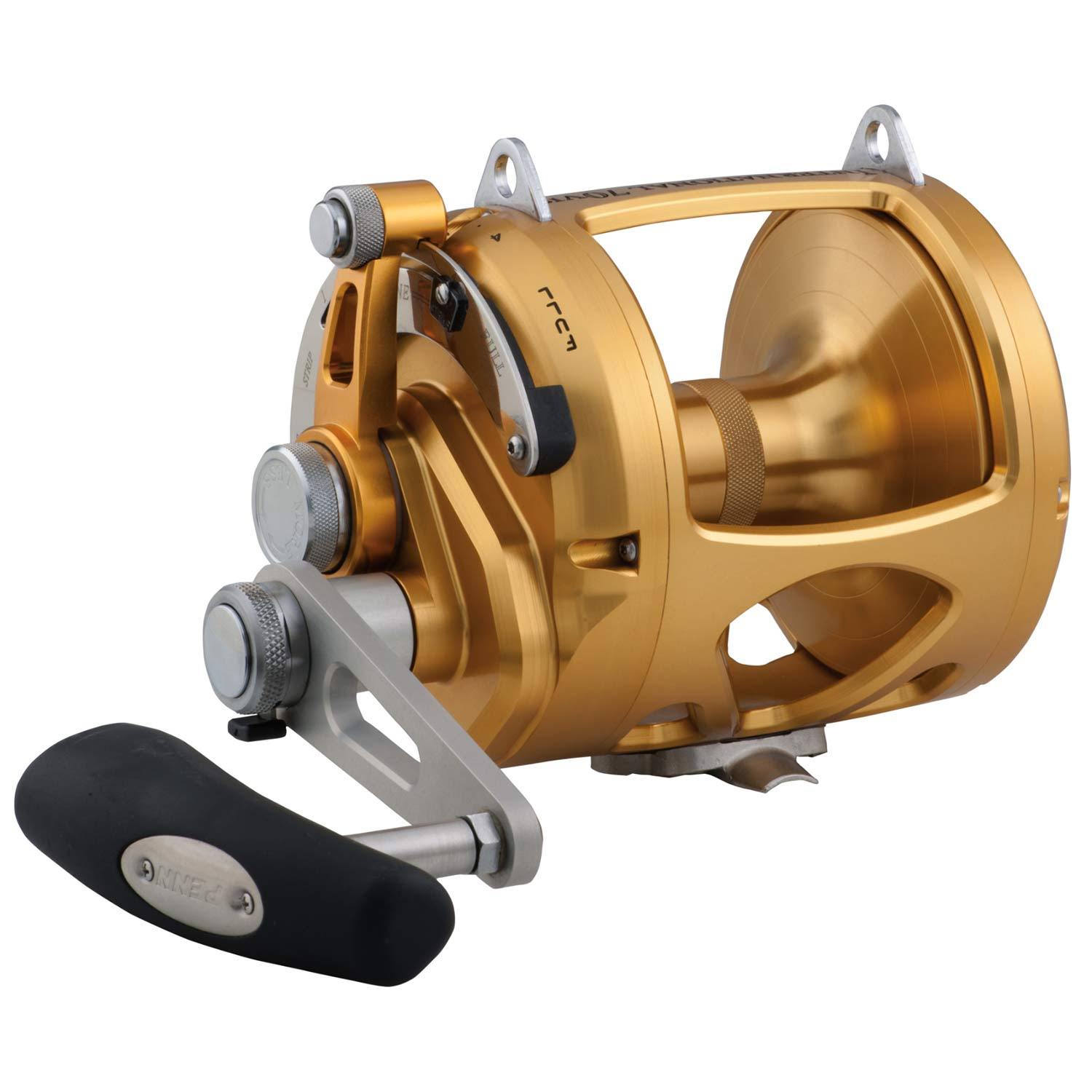 PENN International® 70VIS 2-Speed Conventional Reel, Gold