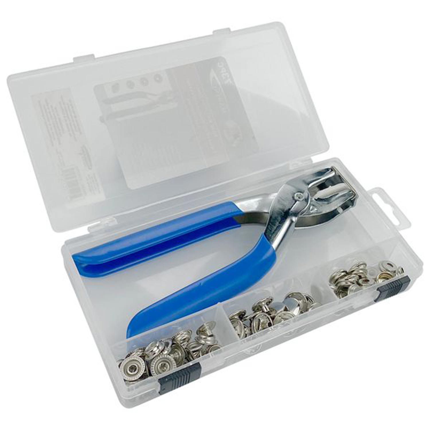 SEAFIT Canvas Snap Repair Kit with Plier Tool, 73 Piece