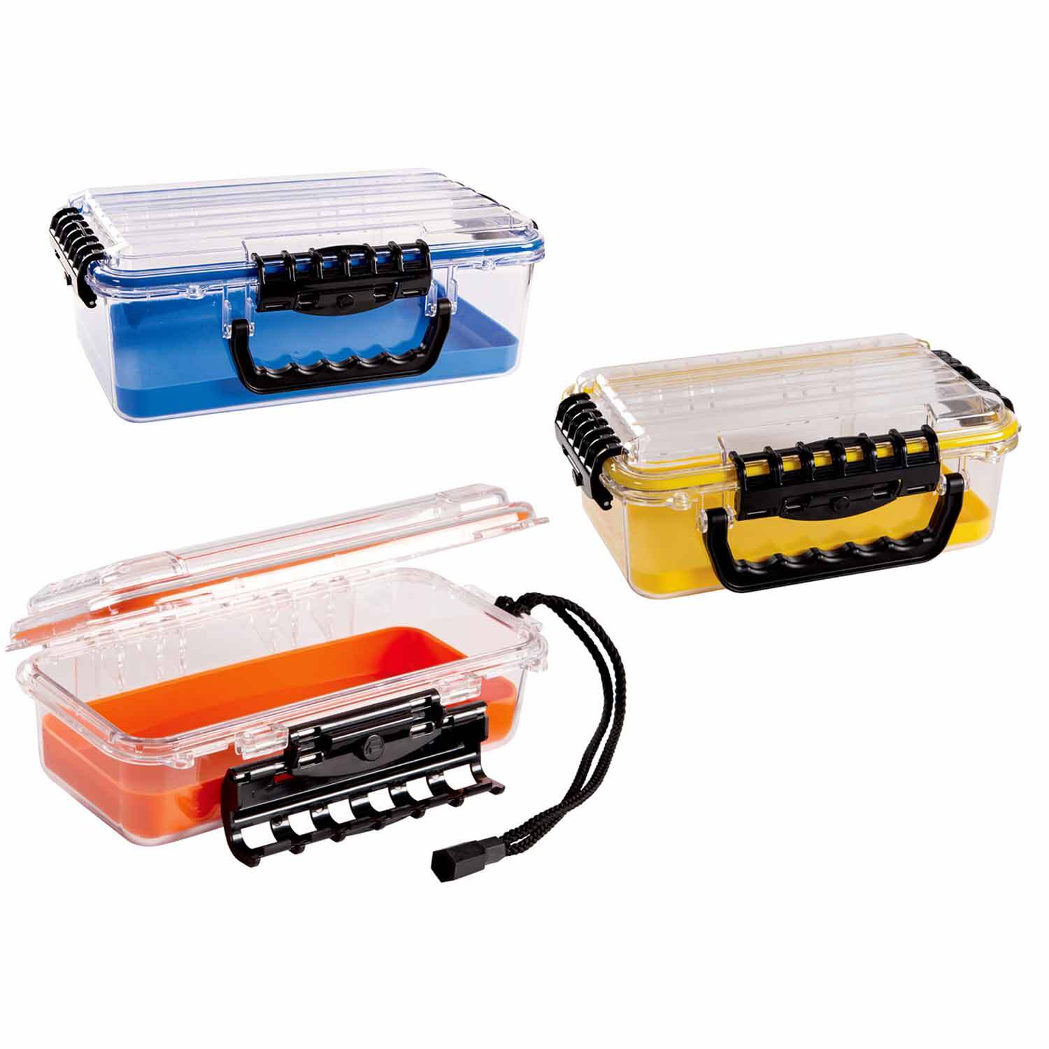 PLANO Waterproof Utility Boxes, 3500, 3600 & 3700 Size, 3-Pack