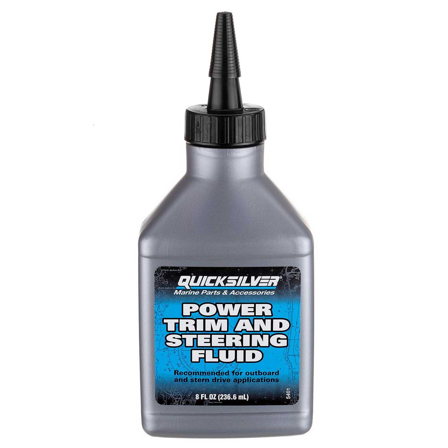 QUICKSILVER Power Trim & Steering Fluid, 8 oz.