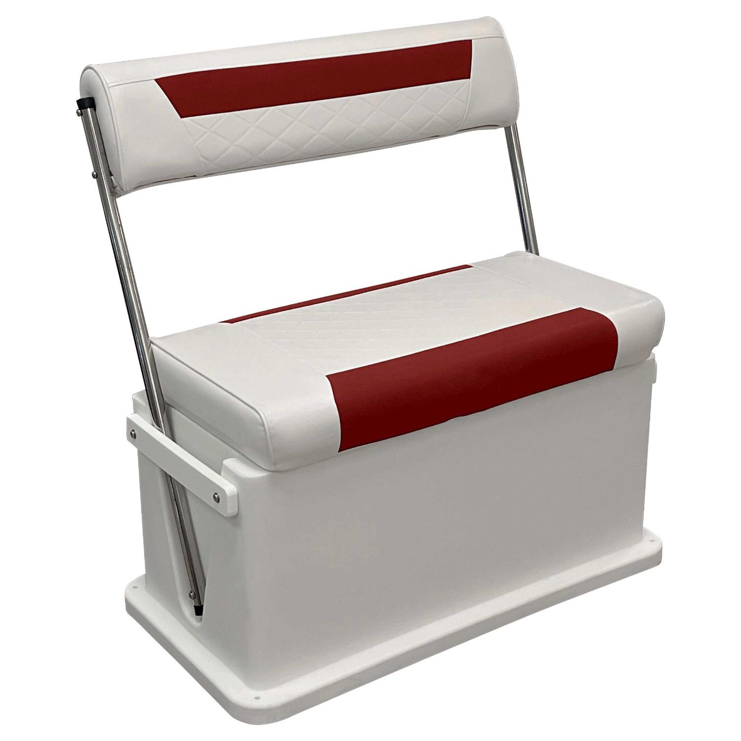 WISE SEATING Wise 8WD437-1906 Premium Swingback Cooler/Storage Seat, 62 ...