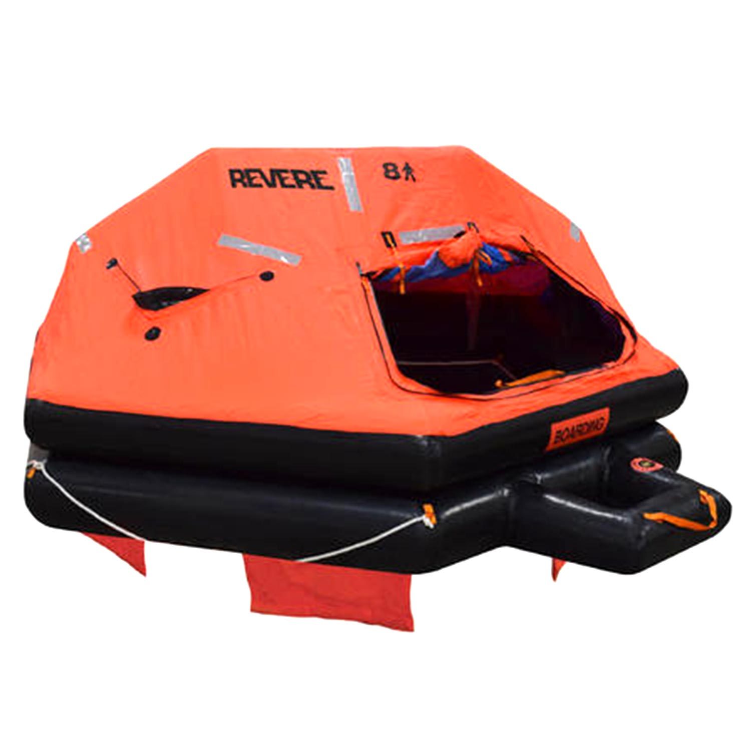 REVERE SURVIVAL USCG/SOLAS 8-Person Low Profile Life Raft B Pack