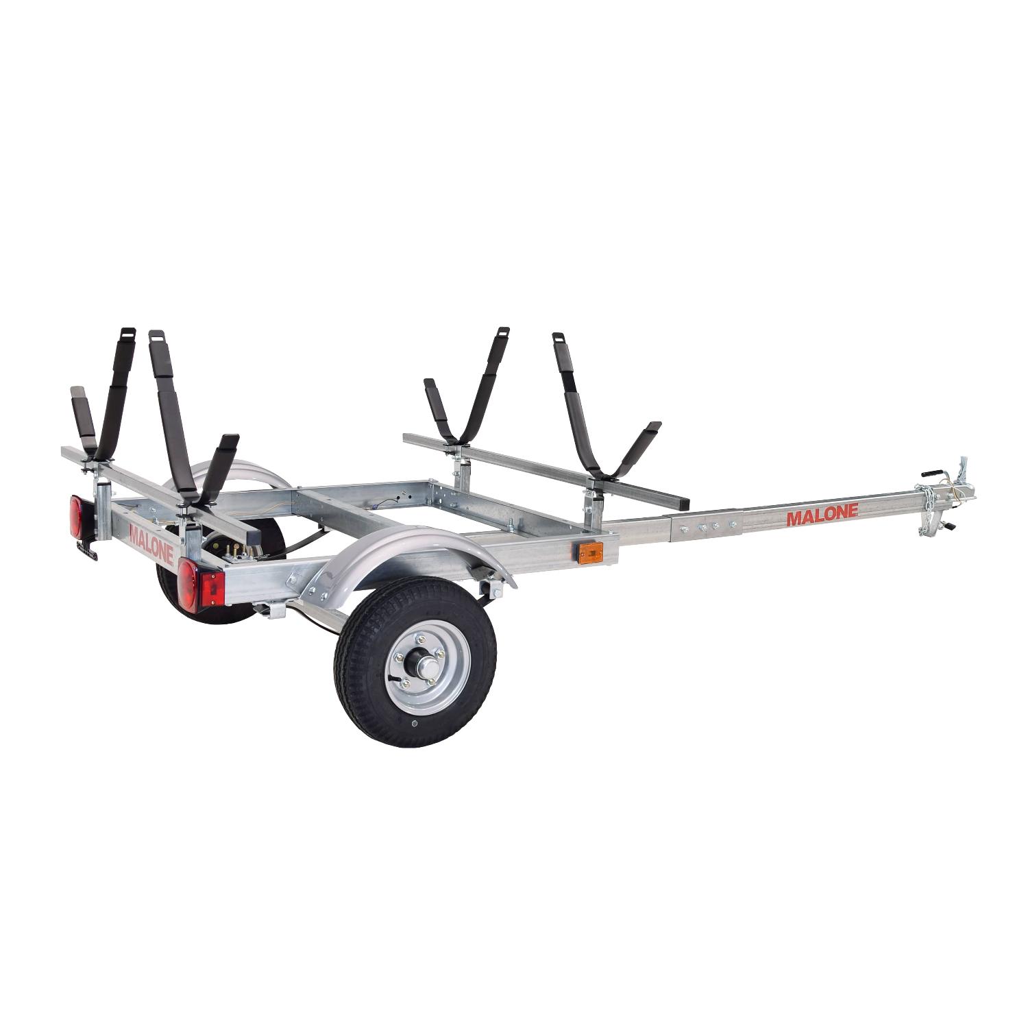 MALONE AUTO RACKS EcoLight 2 Kayak Trailer Package (2 J-Racks)