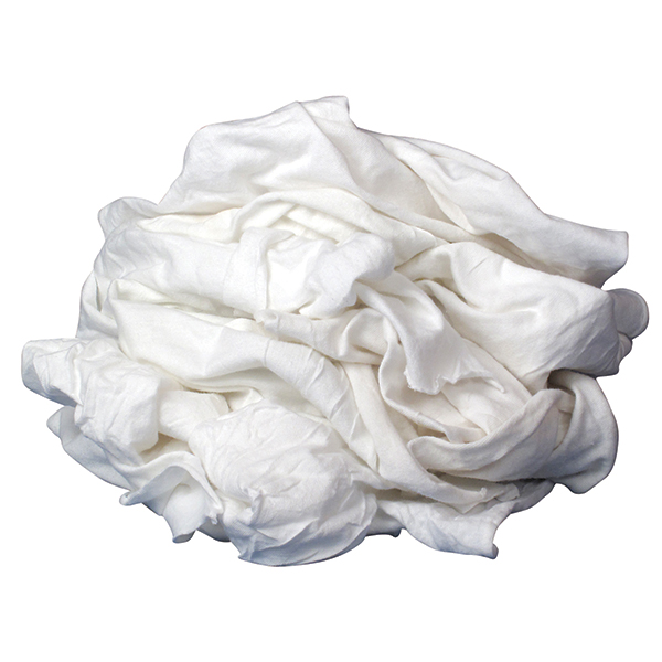 BUFFALO Bleached White Knit Rags, 4 lb. Box | West Marine