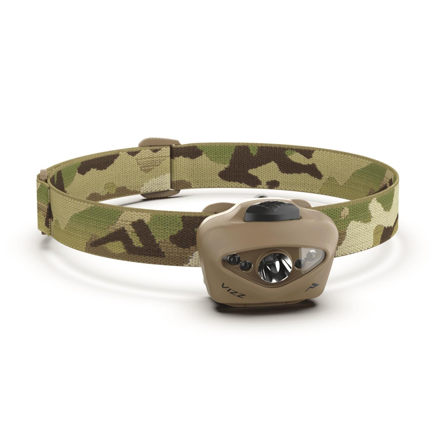 PRINCETON TEC Vizz 550 Lumen RGB Headlamp, Multicam