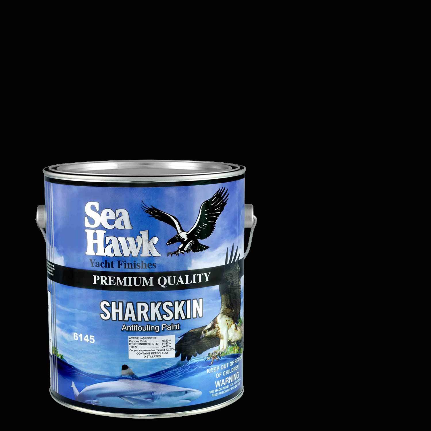 SEA HAWK Sharkskin Antifouling Paint, Black, Gallon
