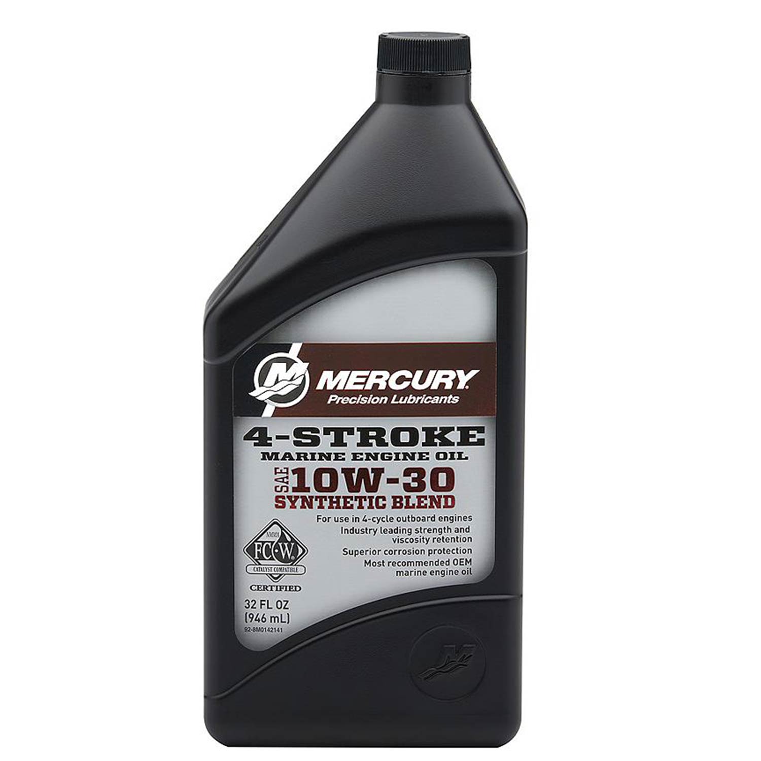 Mercury SAE 10W30 Synthetic Blend 4-Stroke Marine Engine Oil