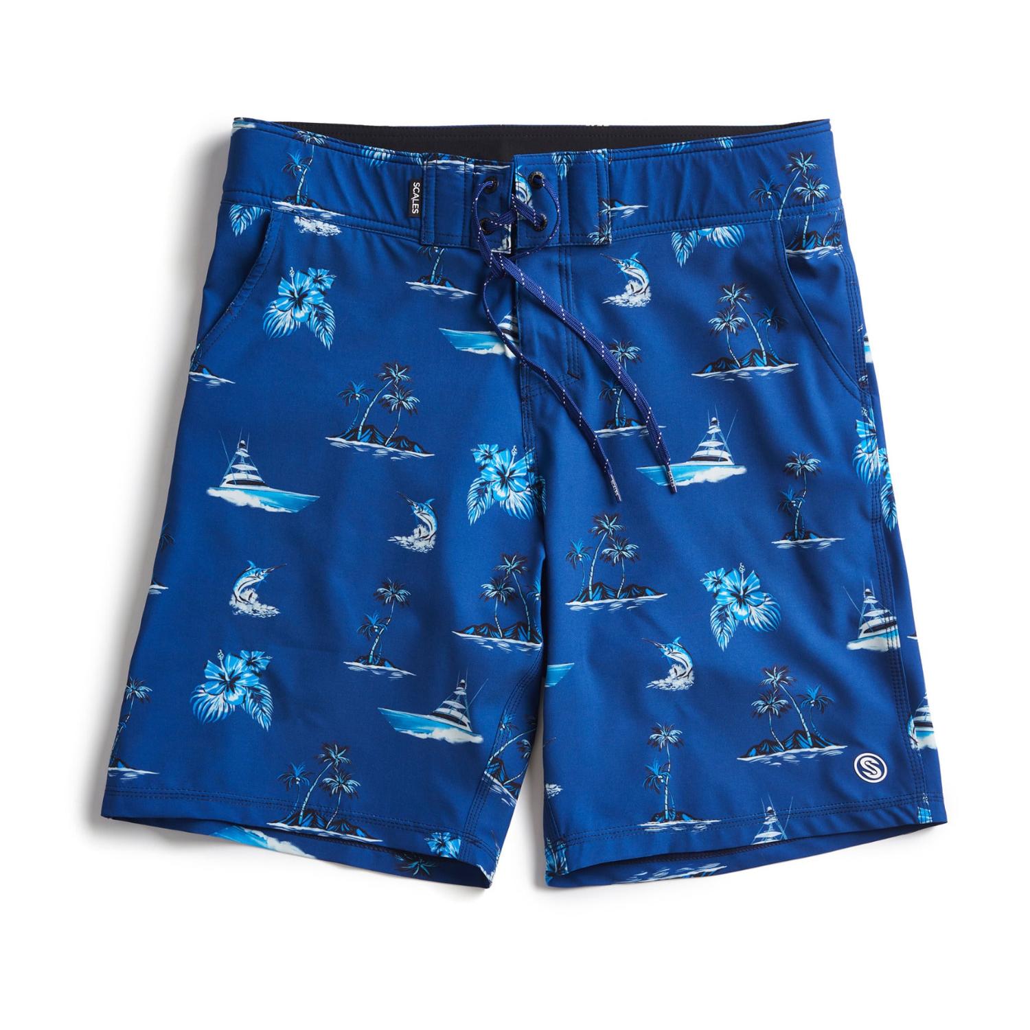 SCALES Men's Sporty First Mates Board Shorts