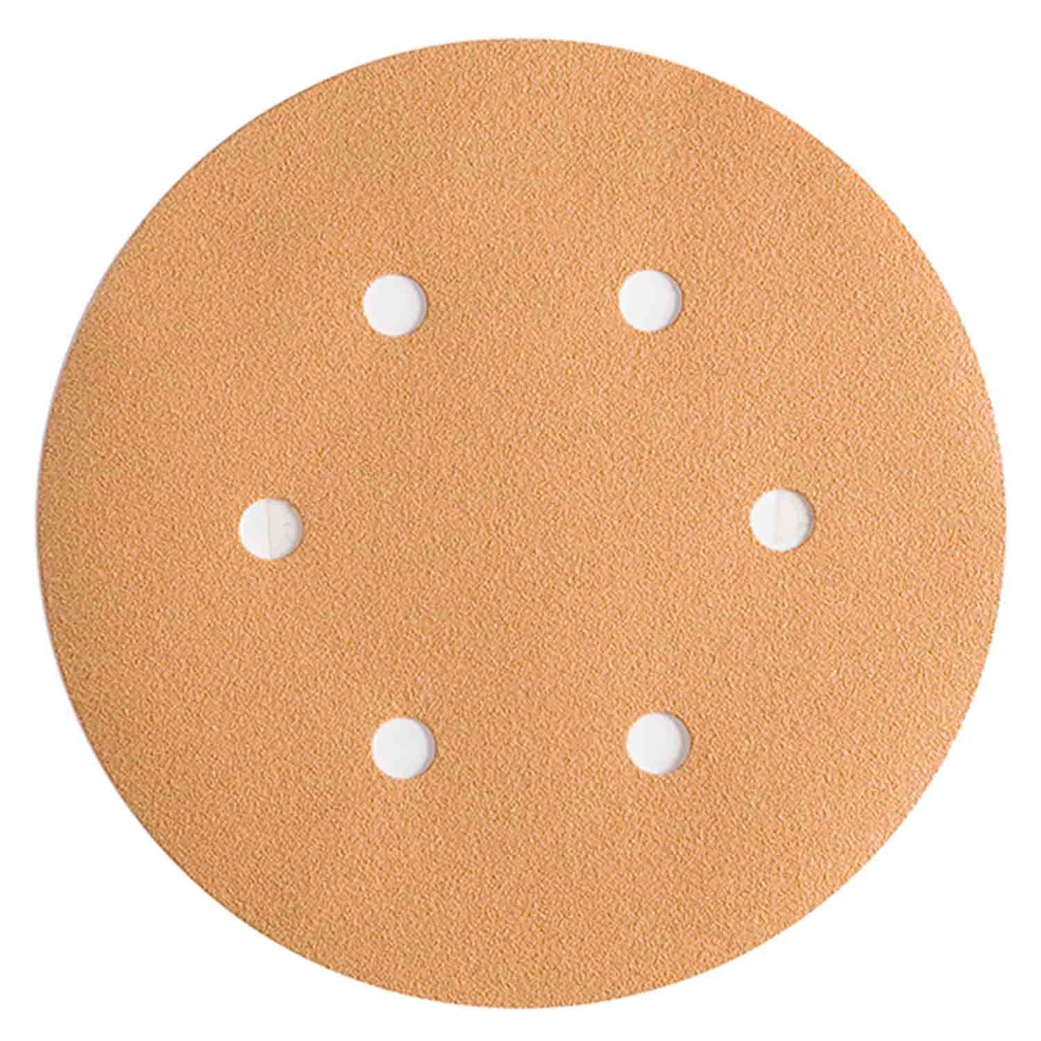 SUNMIGHT Sandpaper-Gold, 6" 6-Hole Velcro Disc, Grit 600, 50 Pack ...