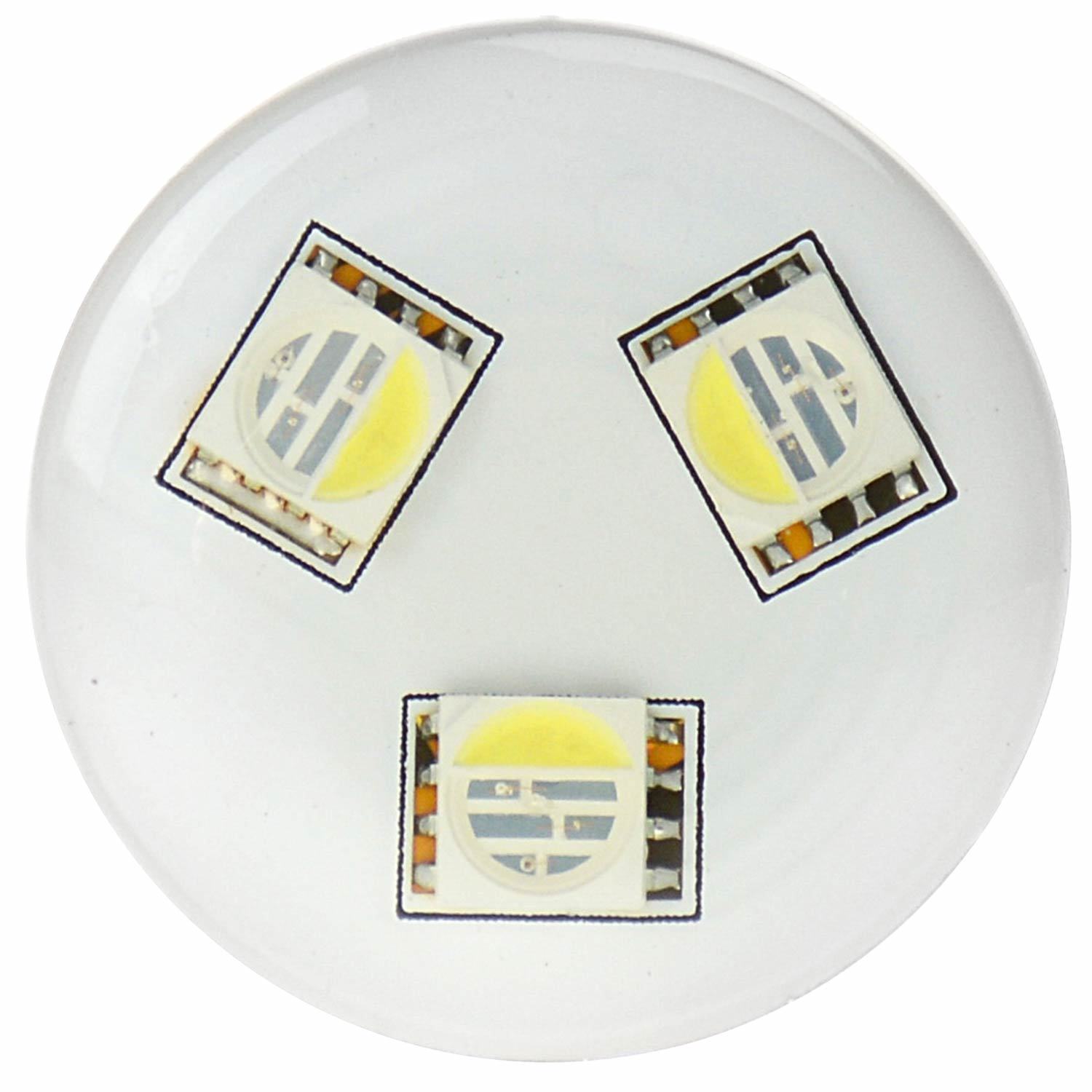 WEST MARINE Three LED Mini Stick-On Light with Self Adhesive Backing, White