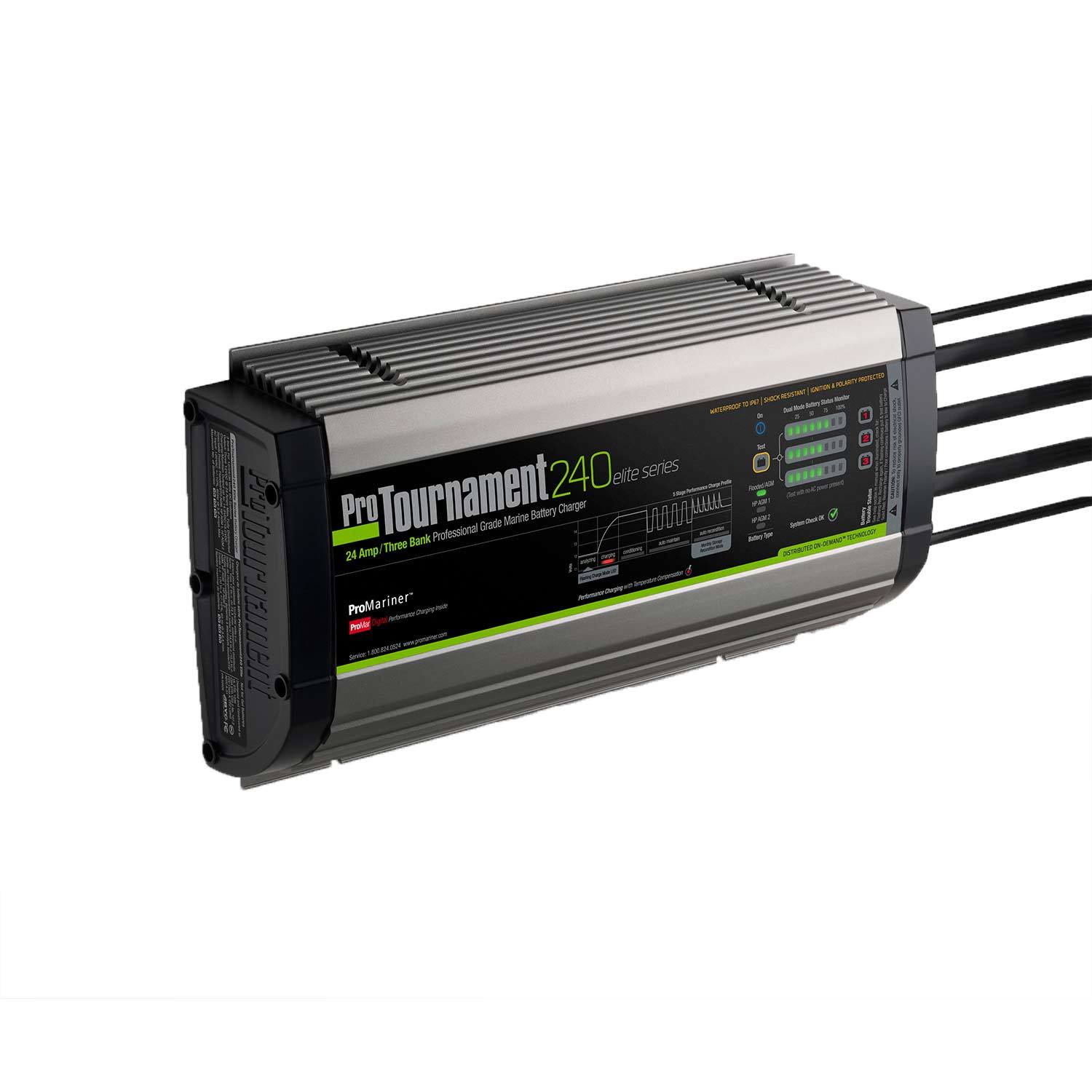 ProMariner ProTournament 240 Elite Triple Battery Charger